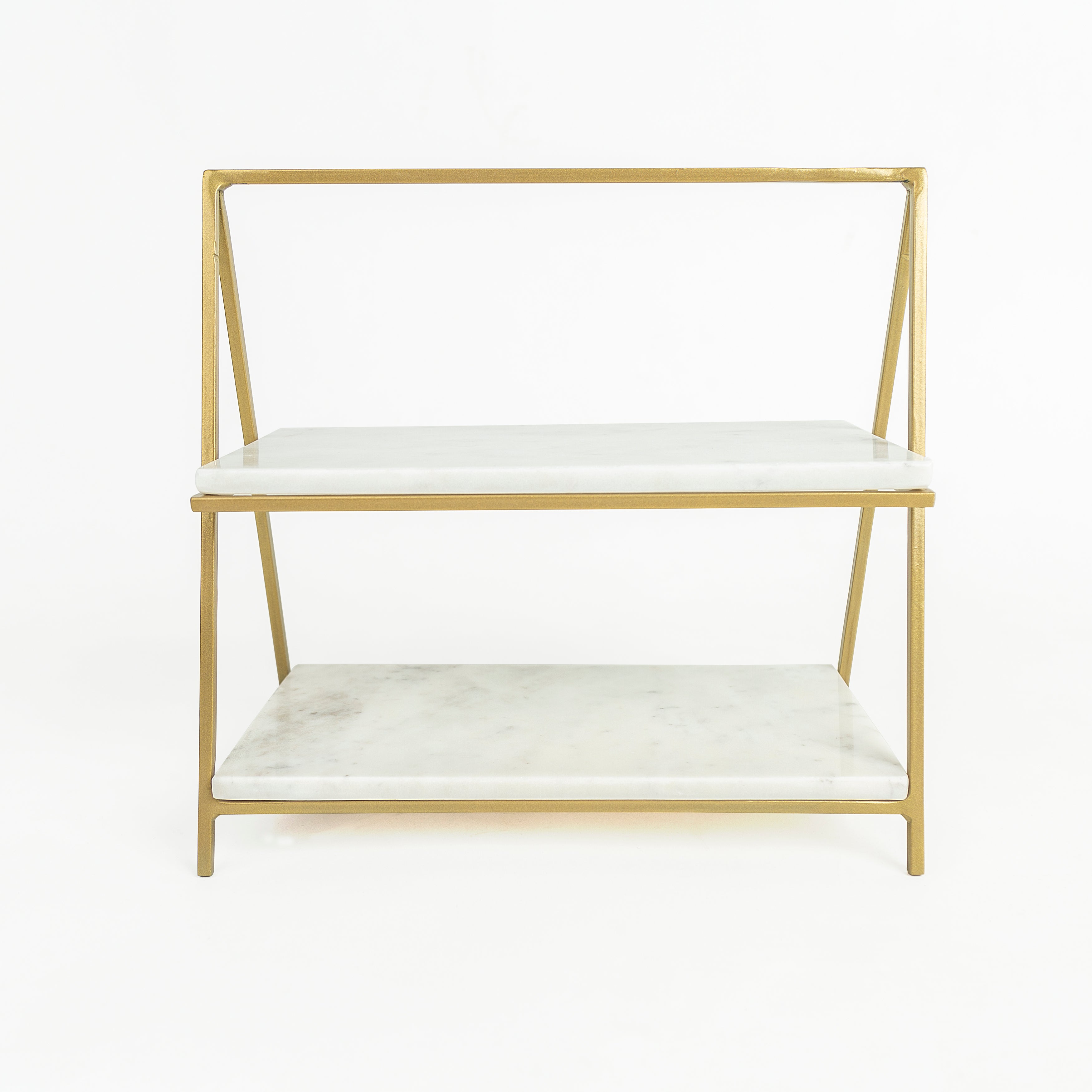 Tasna Marble 2-Tier Server – CUBO